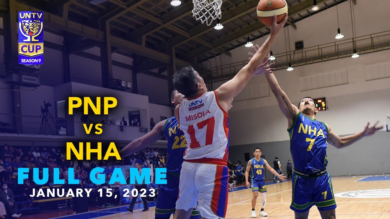 UNTV CUP: PNP Responders vs. NHA Home Masters | January 15, 2023 - YouTube