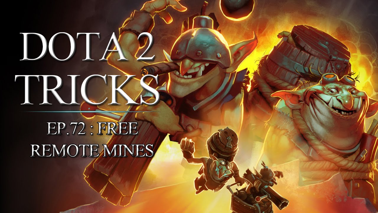 Dota 2 Tricks - Free Remote mines - YouTube
