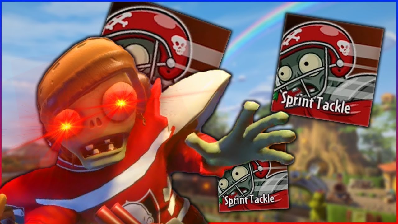 Using Sprint Tackle ONLY.. (Plants vs Zombies GW2) - YouTube