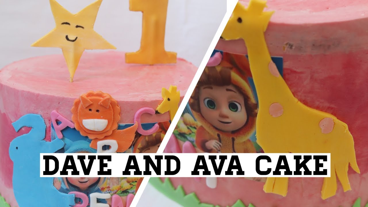 Dave and Ava Cake | Animal Cake decorating - YouTube