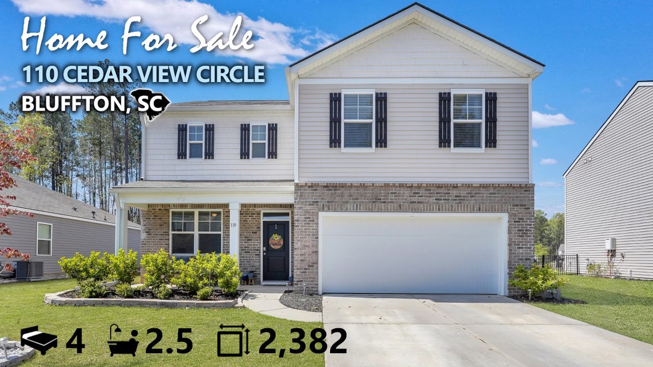 110 Cedar View Circle, Bluffton, SC - Home Tour - YouTube