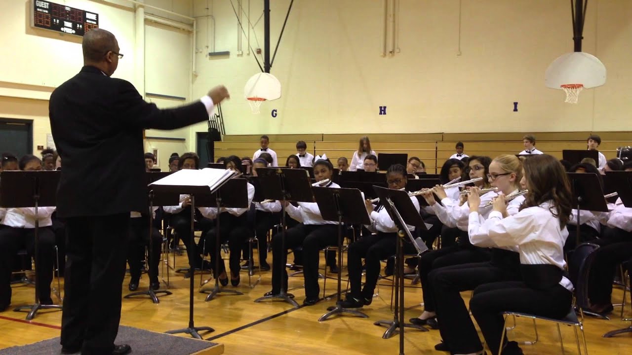 Crete Monee Middle School Winter Band Concert 2013 video D - YouTube
