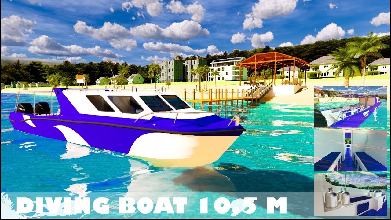 SPEED BOAT DIVING 10.5 M - SIAP MENEMANI KEGIATAN PARA PENYELAM - YouTube