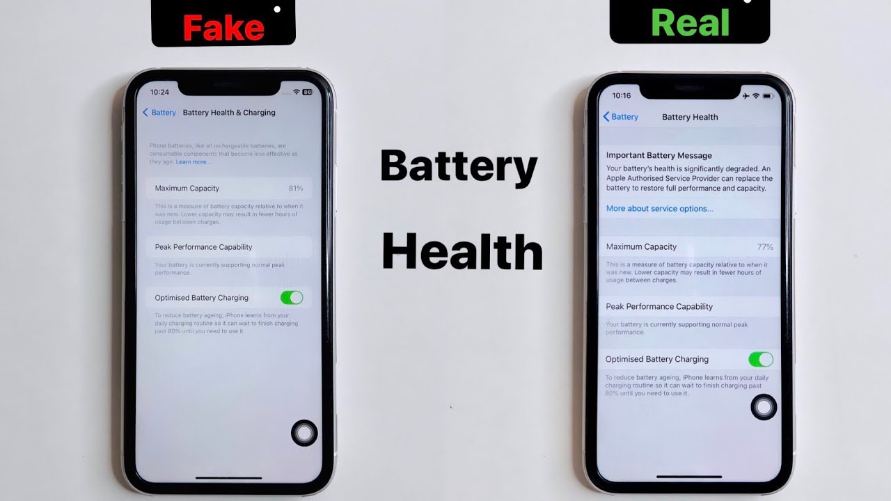 Check Real battery health of your iPhone - Power Utility 😎 - YouTube