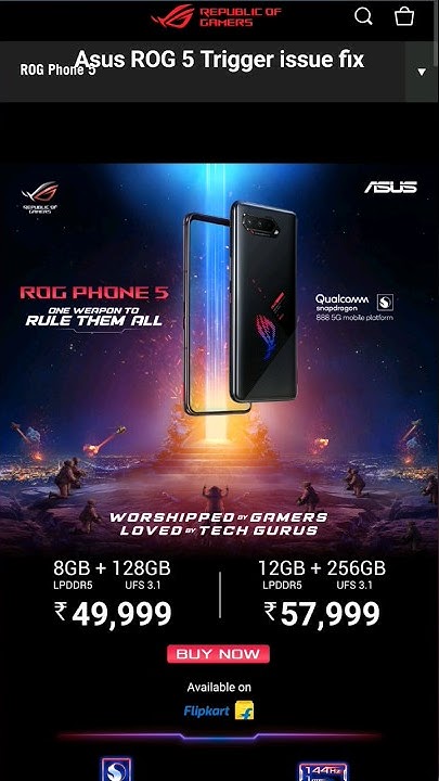 Solution to fix ASUS ROG 5 Trigger Issue | Asus Rog 5 | Asus Rog 6 ...