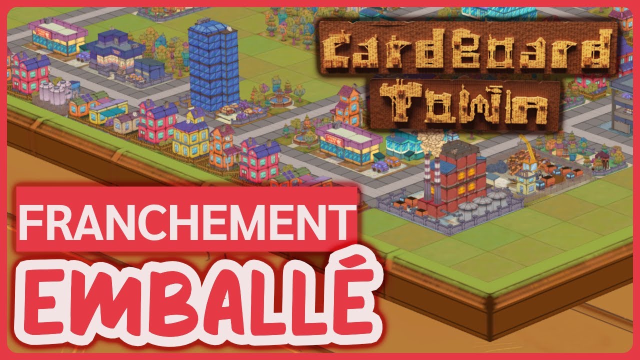 Un nouveau city-builder en magasin (CARDBOARD TOWN) - YouTube