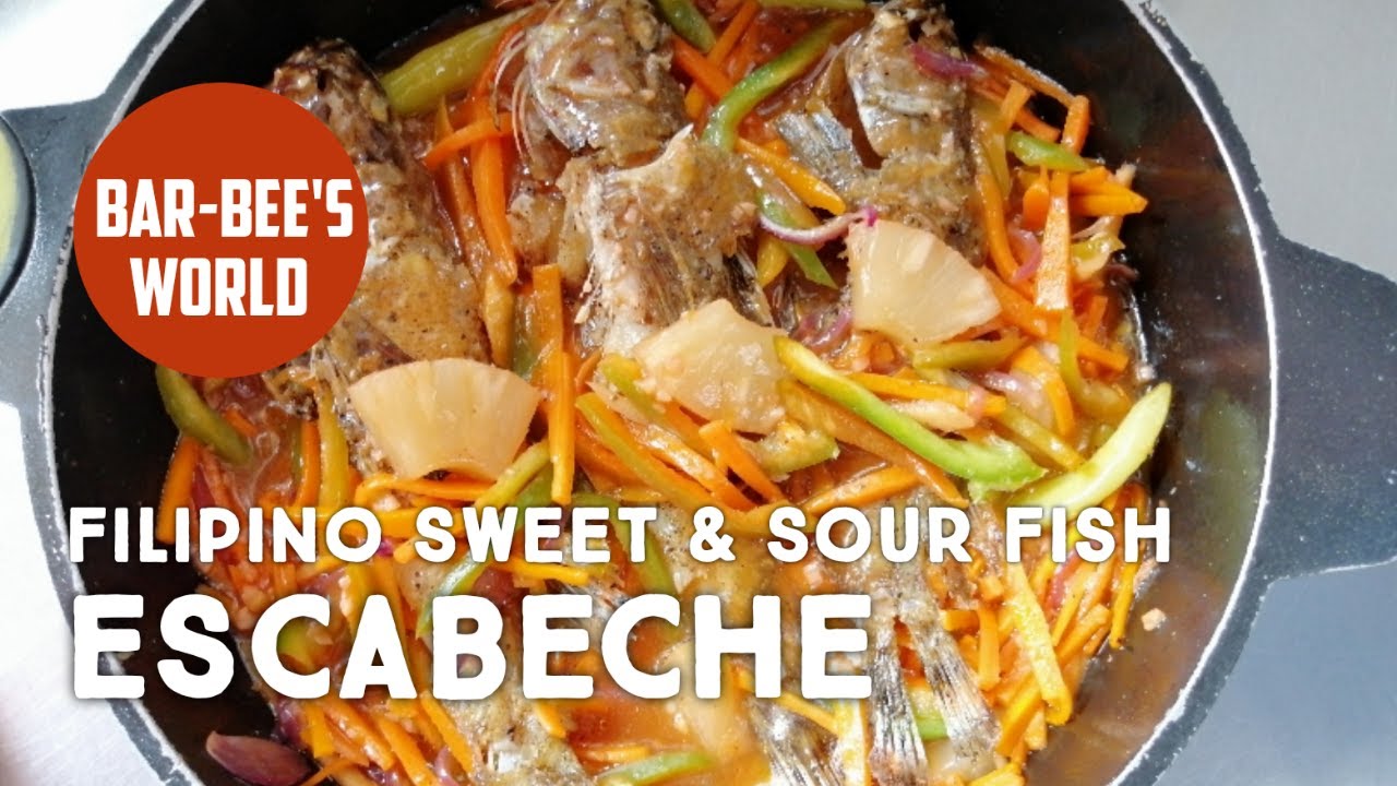 How to Cook Escabeche (Filipino Sweet & Sour Fish) - YouTube