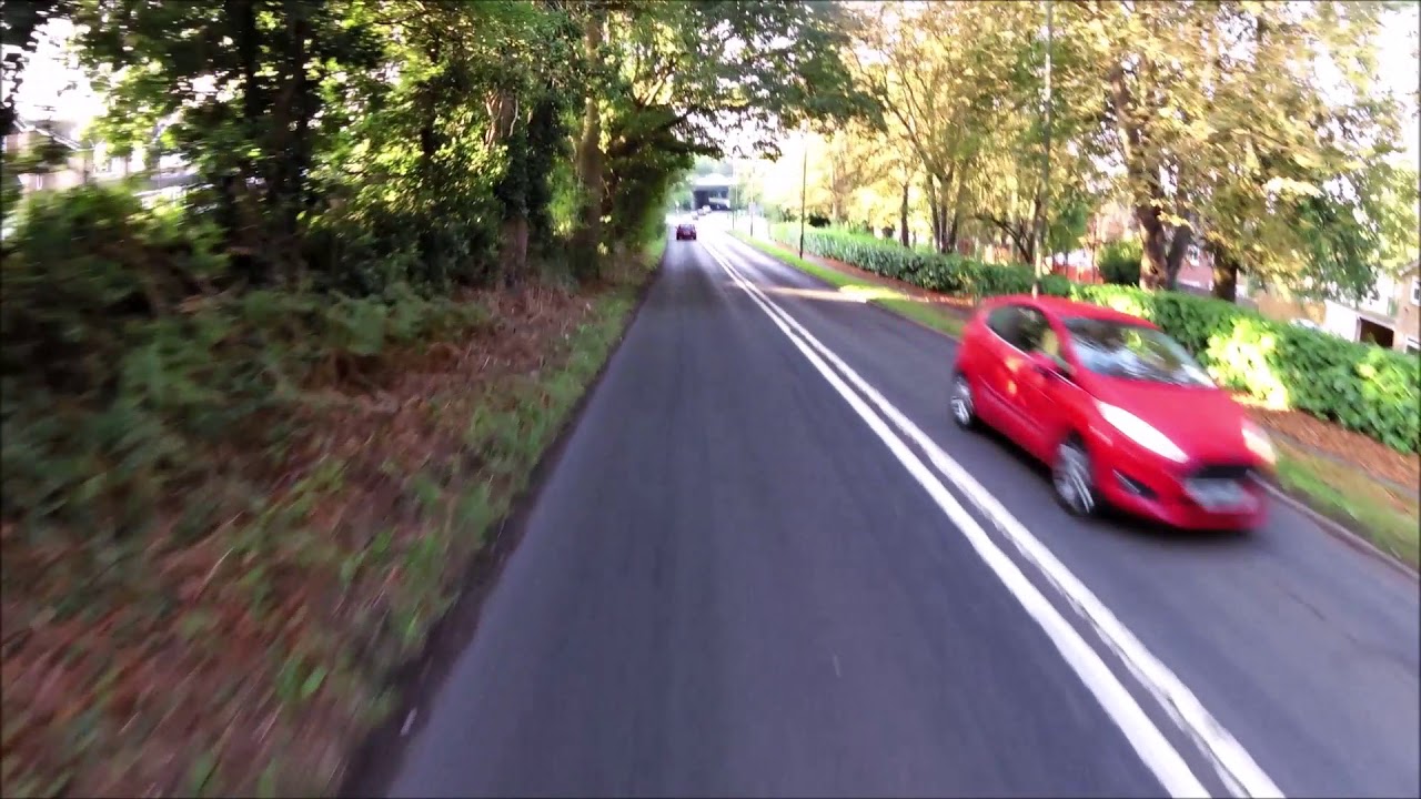 DG08RXX overtake on blind crest - YouTube