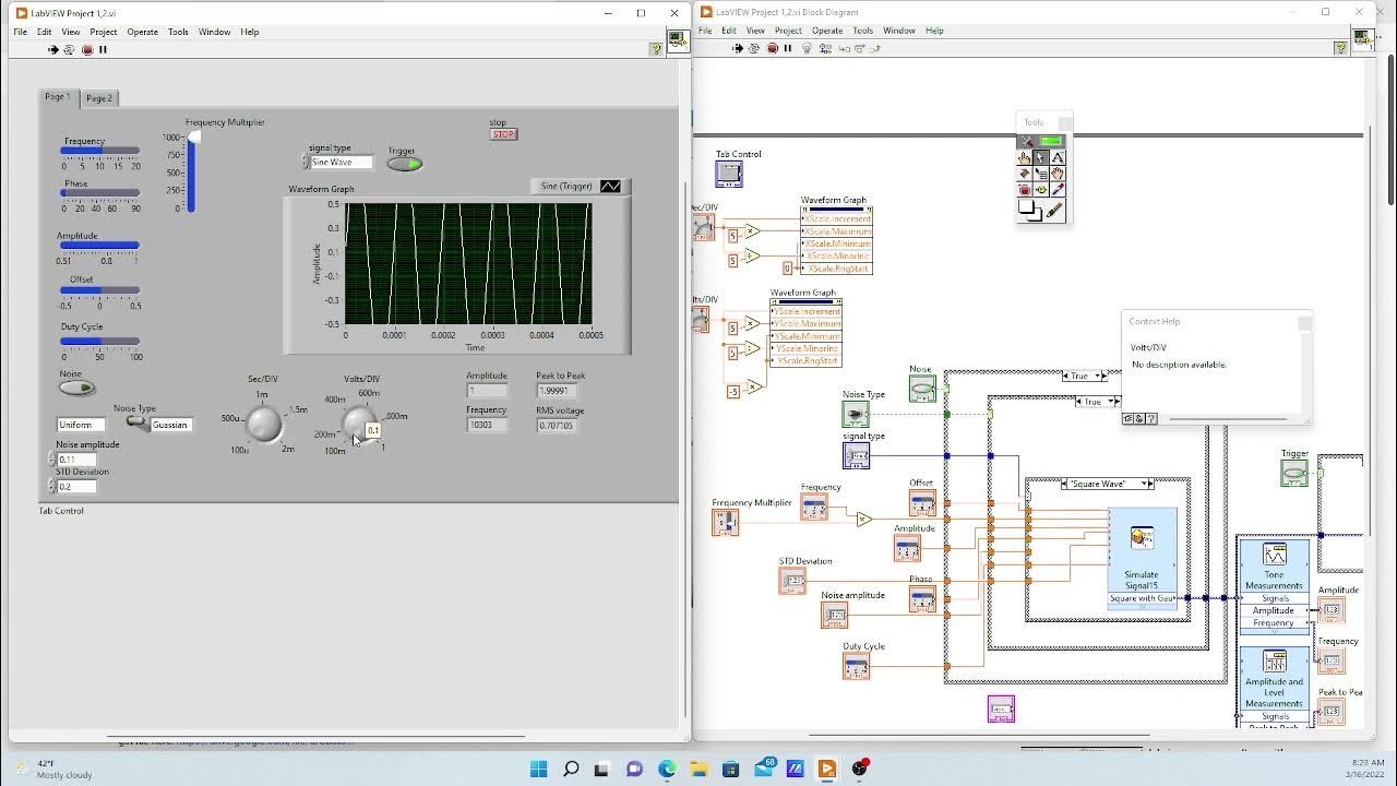 LabVIEW project recording - YouTube