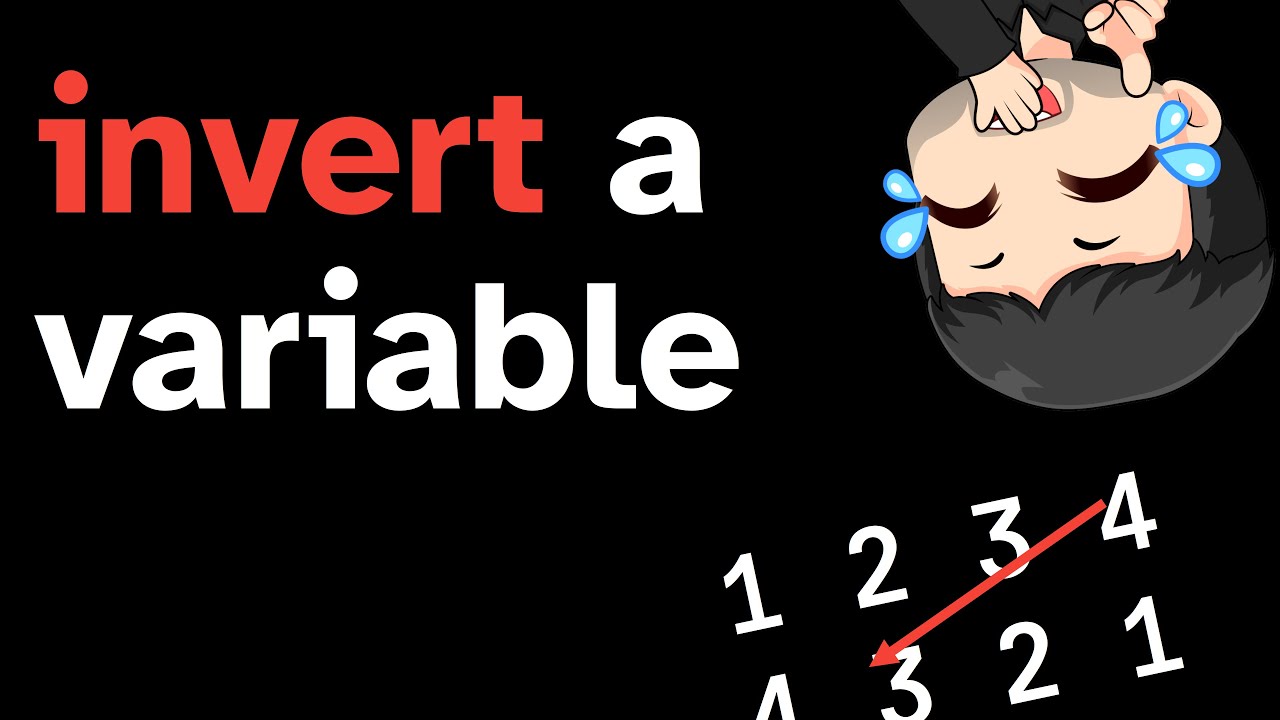 How to invert a variable in R - YouTube