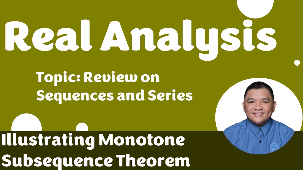 Illustrating Monotone Subsequence Theorem || Review on Sequences and ...