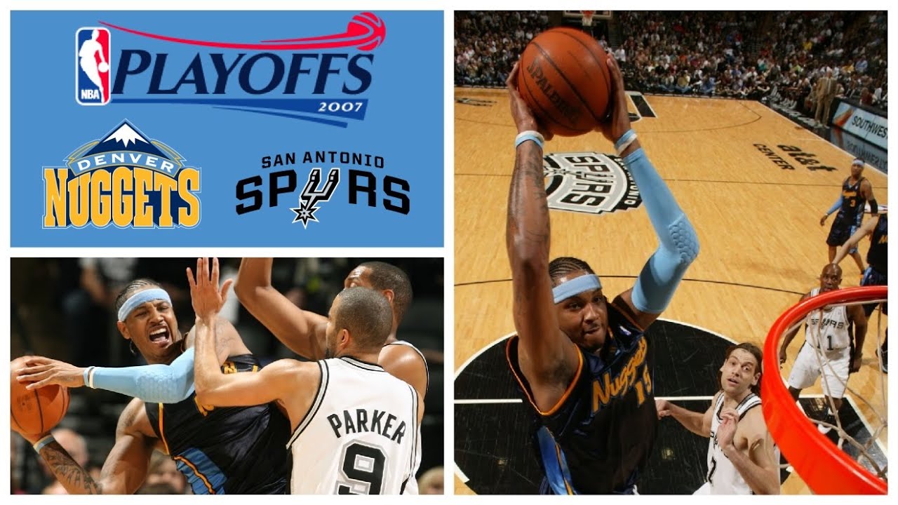 Carmelo Anthony NBA Playoffs 2007 Highlights vs San Antonio Spurs (FULL SERIES) - YouTube