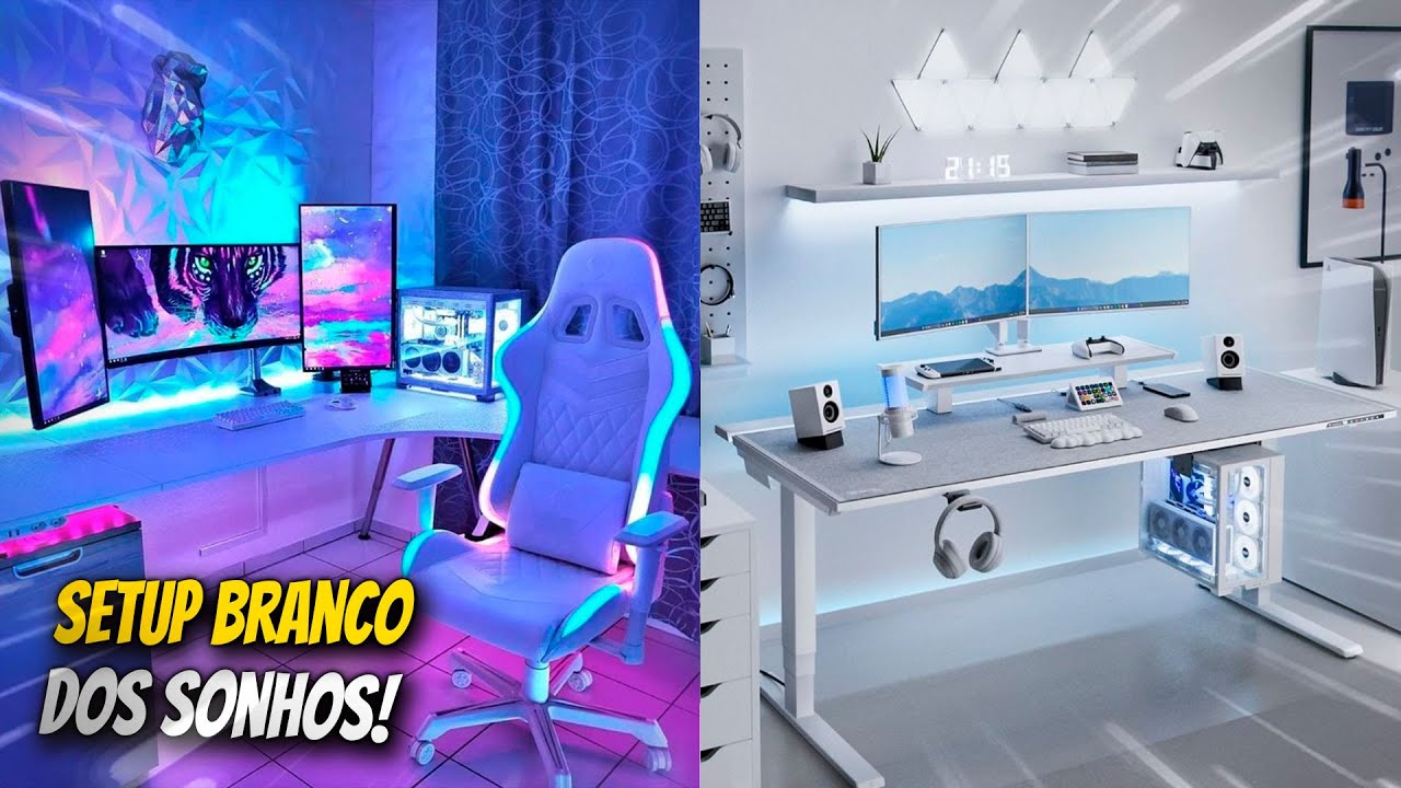 GUIA PRA MONTAR O SETUP BRANCO PERFEITO! - YouTube