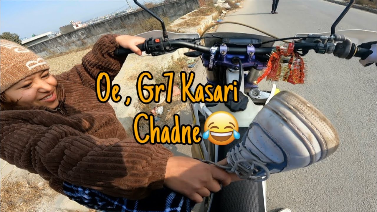 Finally , She Ride Dirt Bike ( Gr7 ) For The First Time ️ ...