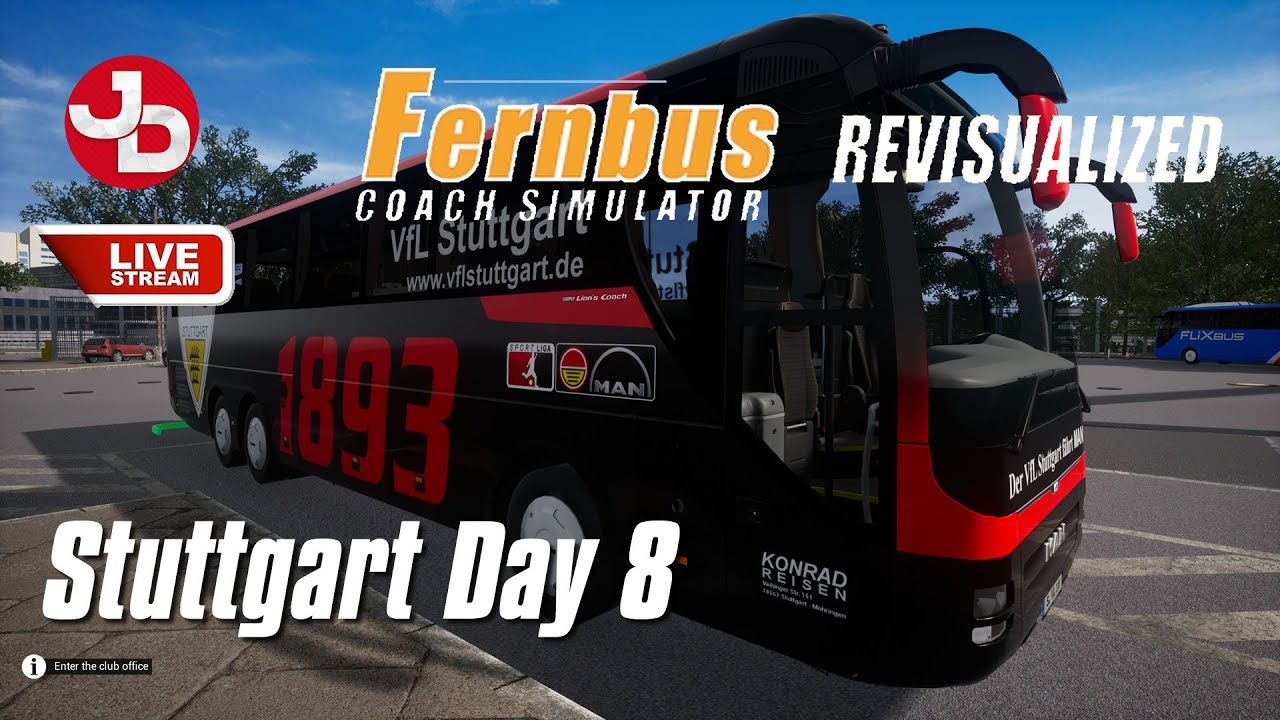 🔴 Fernbus Coach Simulator | Football Team Bus - Fußball Mannschaftsbus ...