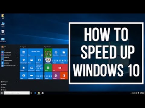 How To Make Your Computer Faster And Speed Up Your Windows 10 PC in ...