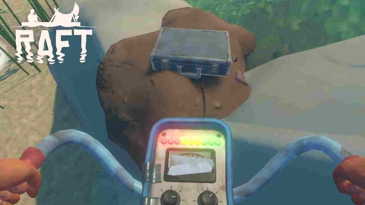 WAKTUNYA MENCARI BESI TERKERAS DI RAFT TITANIUM ORE Survival on Raft ...