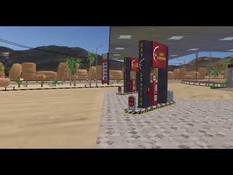 Low Poly Gas Station | Total Batches 17 | Package Size 4.6Mb |