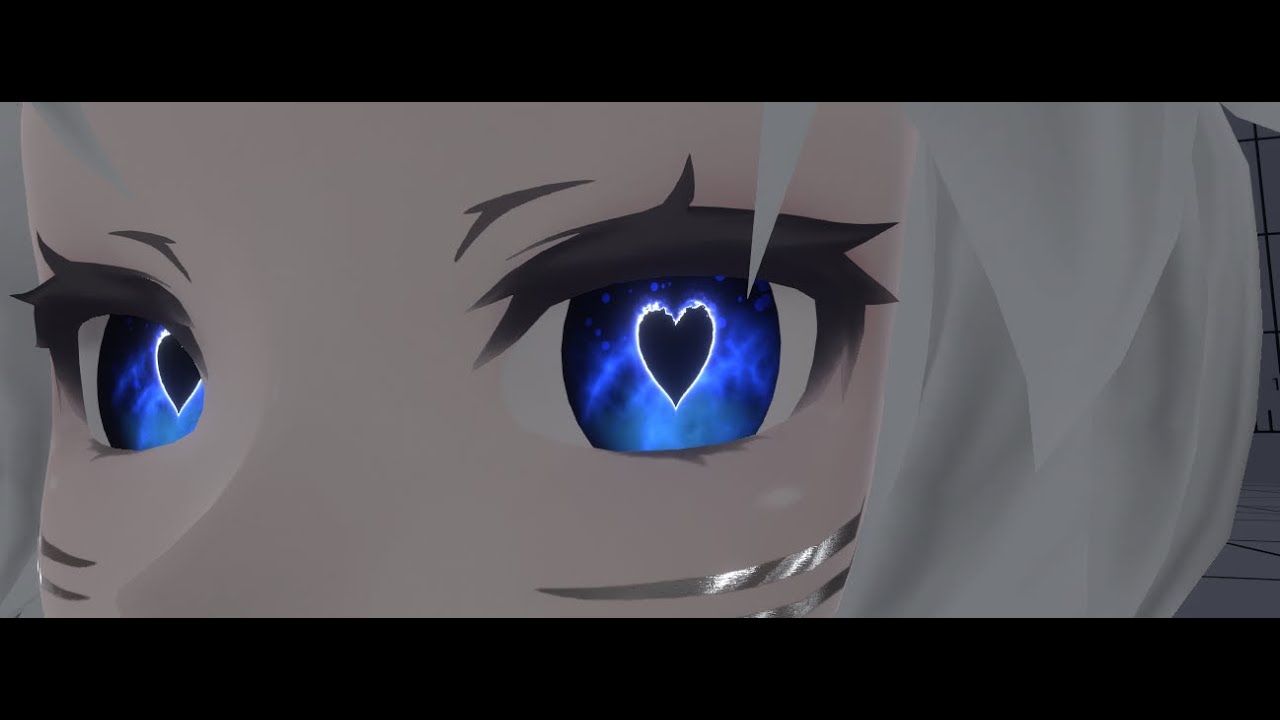 VRChat Flame Heart Eye Shader - YouTube