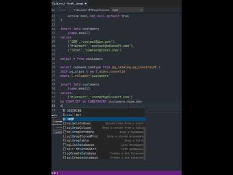 POSTGESQL UPSERT - YouTube