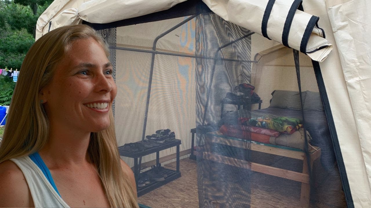 Tent Camping on Our Off Grid Property - Martin Johnson Off-Grid Living ...