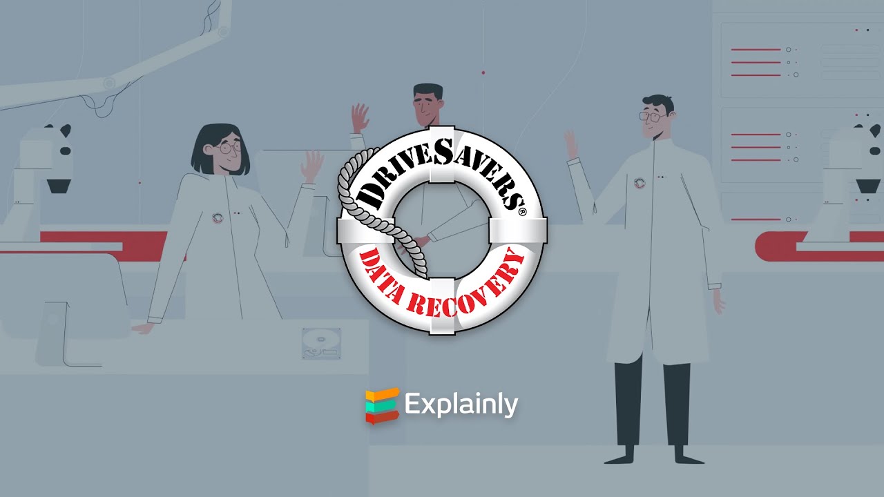 DriveSavers: Data Recovery Process Overview - Animated Explainer Video ...