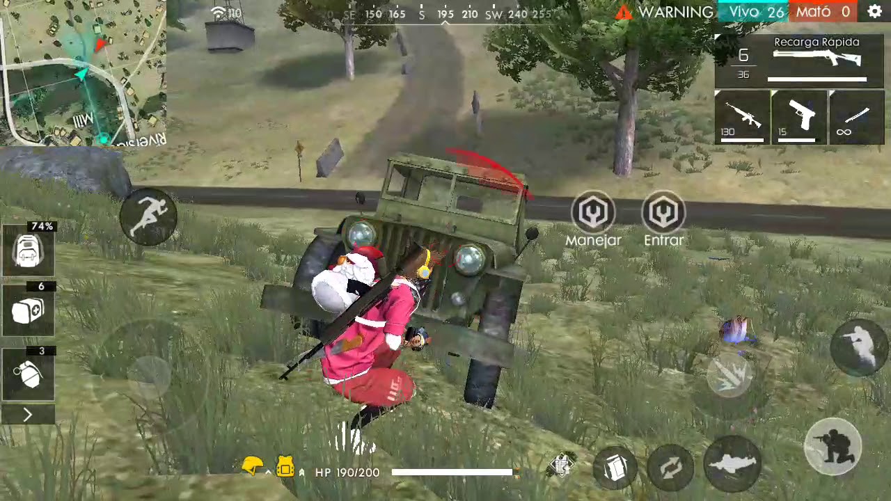 Jugando con los nuevos accesorios en free fire - YouTube