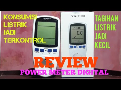Review Power Meter *Alat Pengukur Daya Listrik* - YouTube