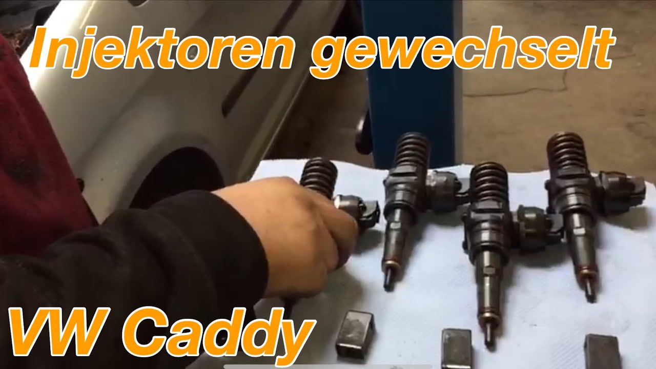 VW Caddy | Injektoren gewechselt | Enjektörleri yeniledim - YouTube