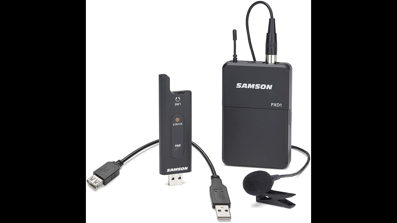 Samson XPD2 Lavalier USB Digital Wireless System - YouTube
