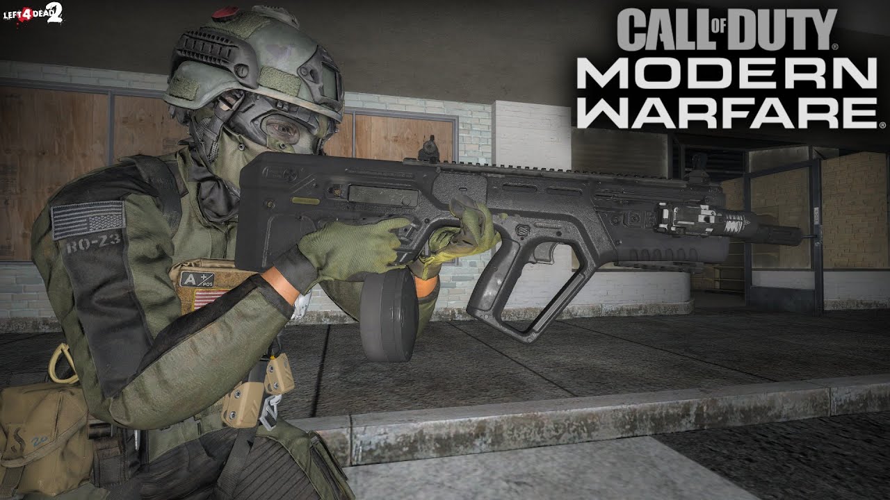 Left 4 Dead 2 RAM-7 9mm Drum Mag Call of Duty Modern Warfare 2019 (Uzi ...