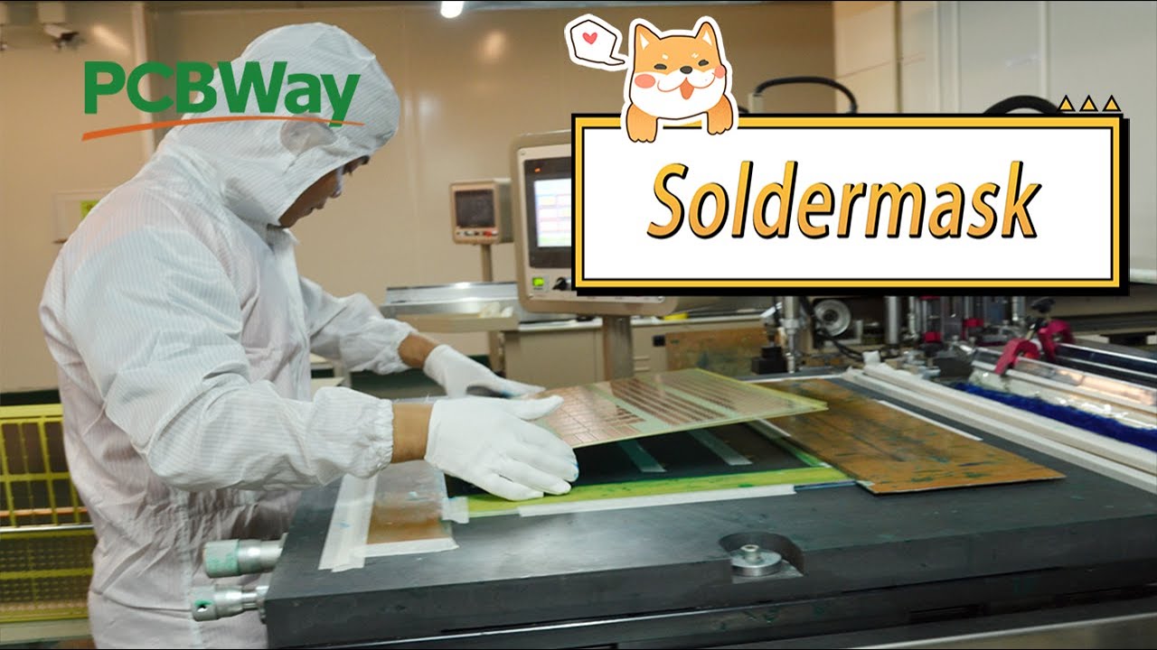Soldermask | Multi-layer PCB Manufacturing Process - 11 - YouTube