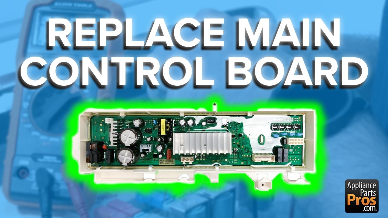 Simple Steps to DIAGNOSE and REPLACE Samsung Washer Control Board - YouTube