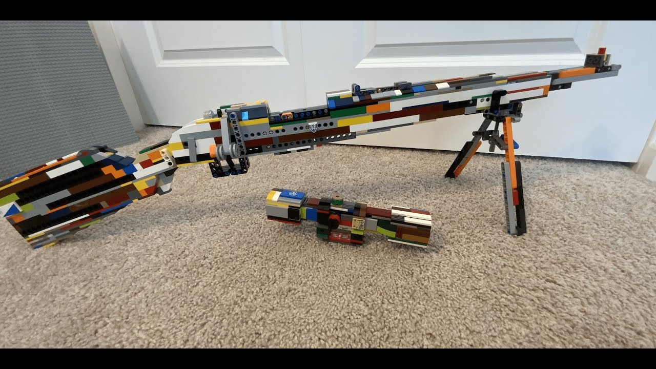 Lego Kar98k By Kevin183 + Mechanism Tutorial - YouTube