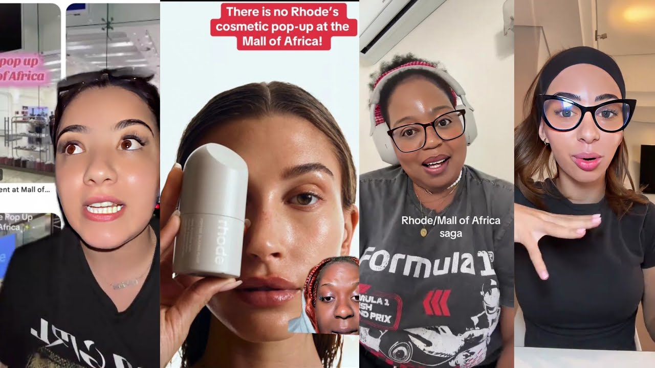 PEOPLE'S REACTION TO A FAKE RHODE POP UP STORE IN SOUTH AFRICA - YouTube