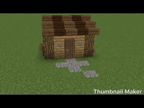 Minecraft how to make a tool shed - YouTube