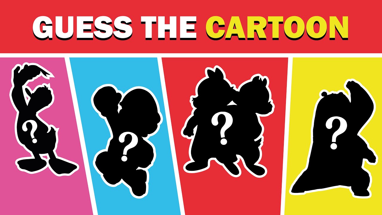 Cartoon Silhouette Quiz II Guess Cartoon Character II Guess the CARTOON ...