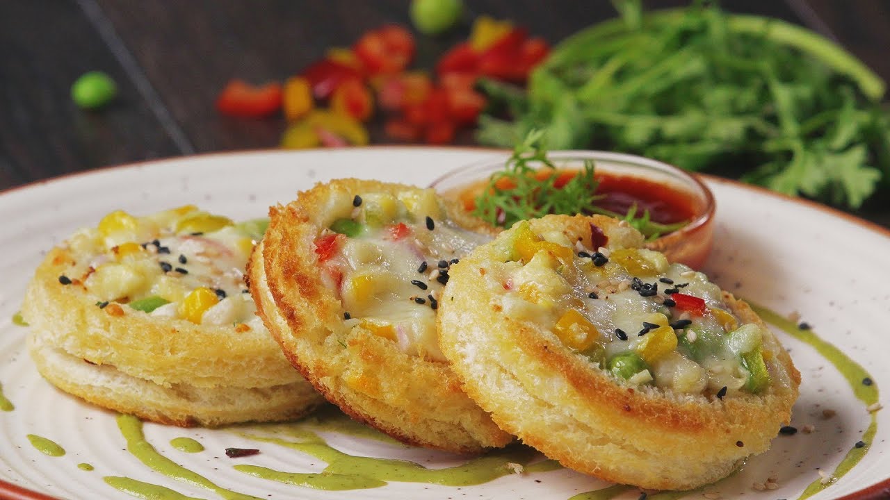 Gobble | Paneer Bread Discs | Easy Party Snacks - YouTube