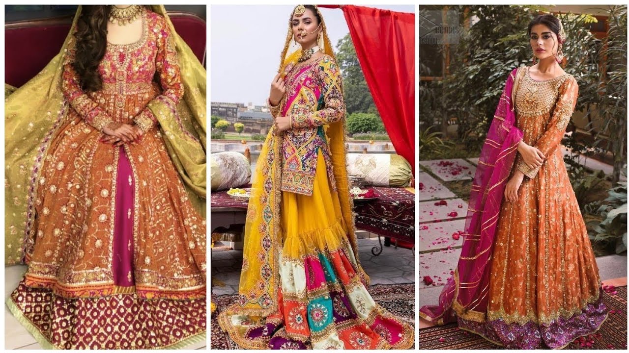 Latest Mayon dresses || mehndi k dresses ||boutique style dresses ...
