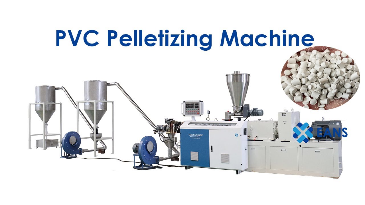PVC Pelletizing Extrusion Machine Line - YouTube