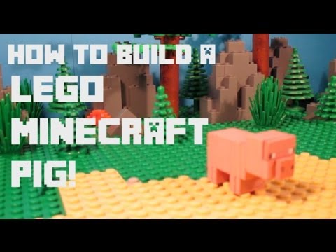 How To Build A LEGO Minecraft Pig - YouTube