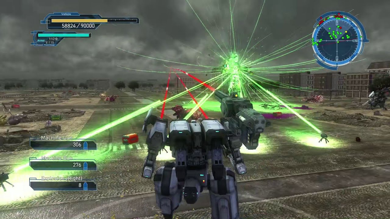 EDF Earth Defense Force 5 DLC 2 M 7 Engage Aliens 5 - Air Raider ...