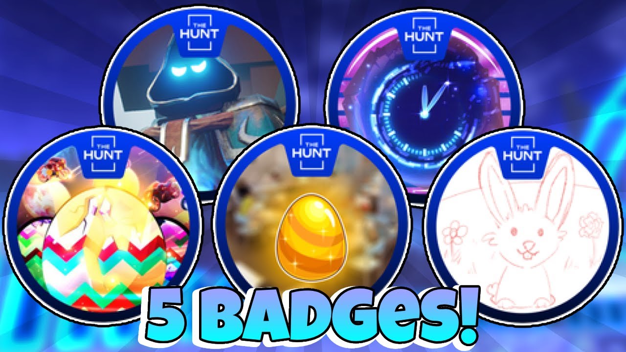 THE HUNT: FIRST EDITION 5 BADGES (TDS, RBB, ASTD, RESTAURANT TYCOON 2 ...
