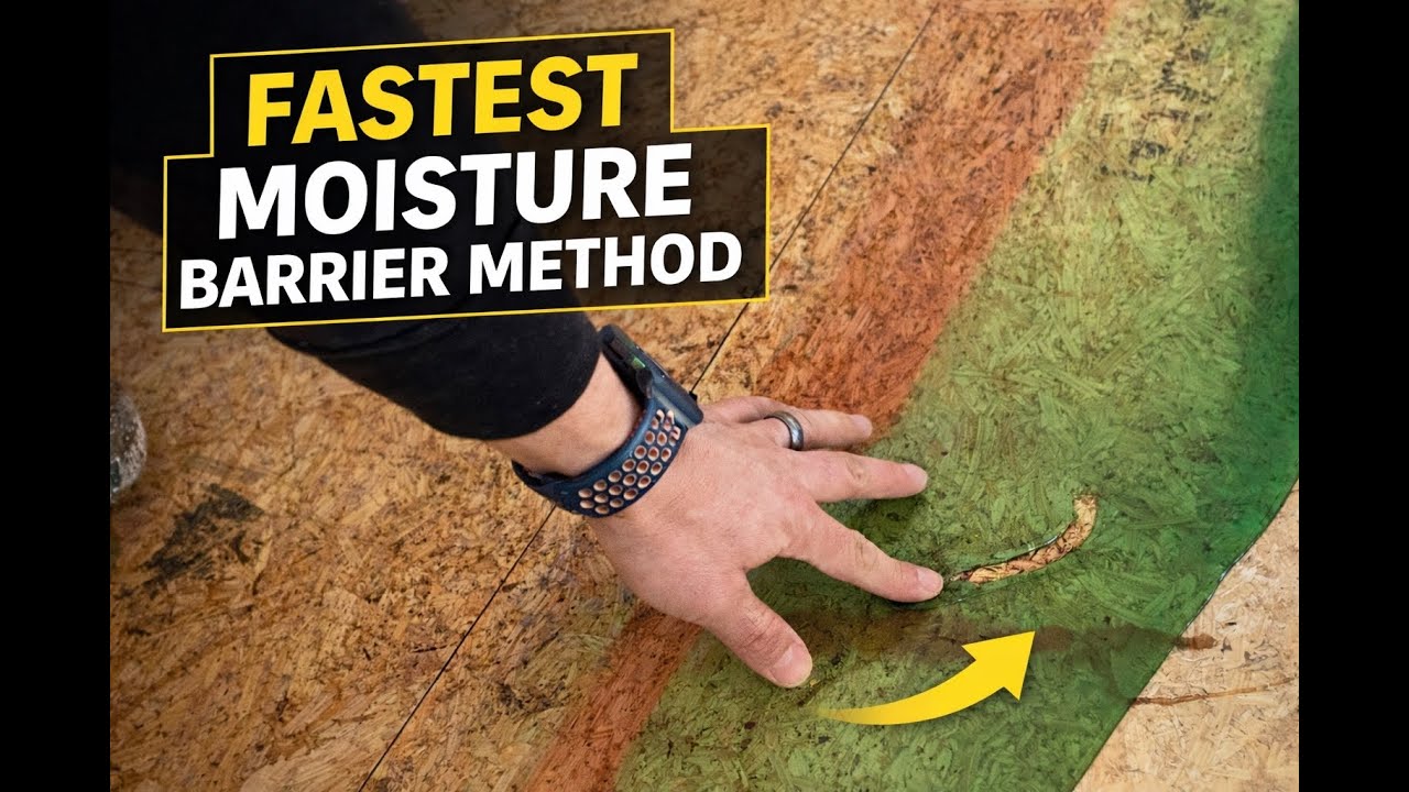 Fastest Way to Apply Moisture Barrier, Wood Flooring Bona Roll Guard ...