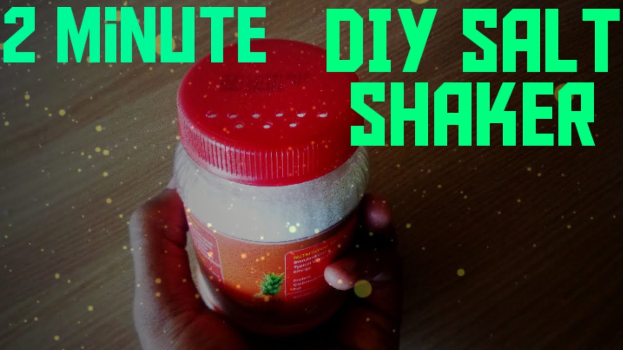 2 Minute DIY Salt Shaker - YouTube