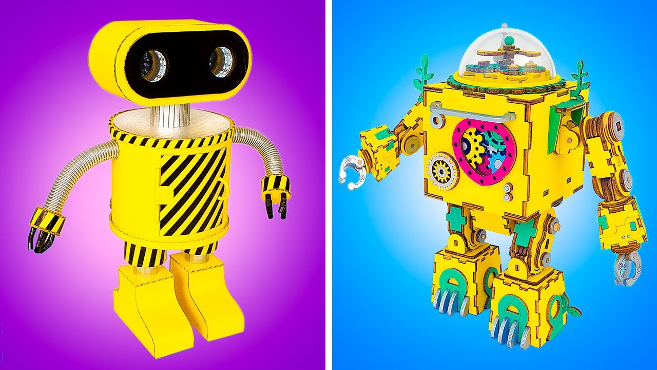 Awesome DIY Robots You Can Do At Home - YouTube