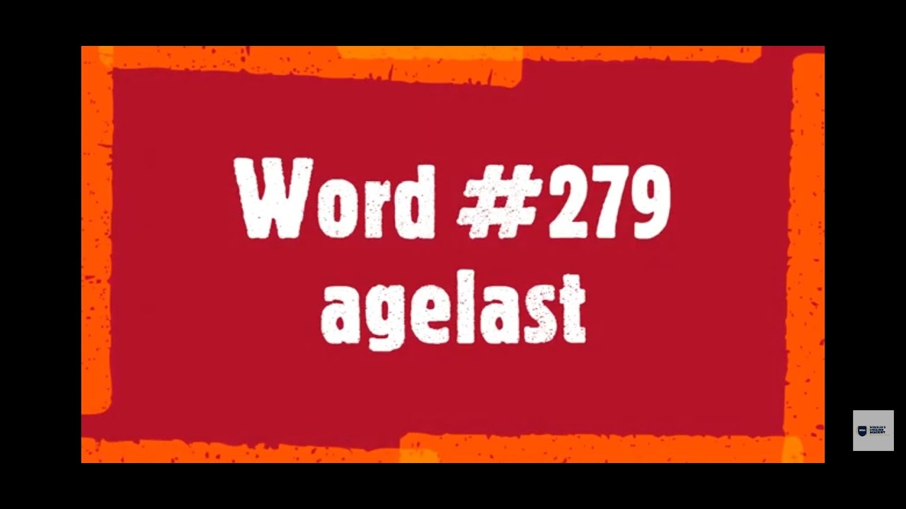 Word #279 #agelast /etymology, meaning, examples/A Word A Day Challenge ...