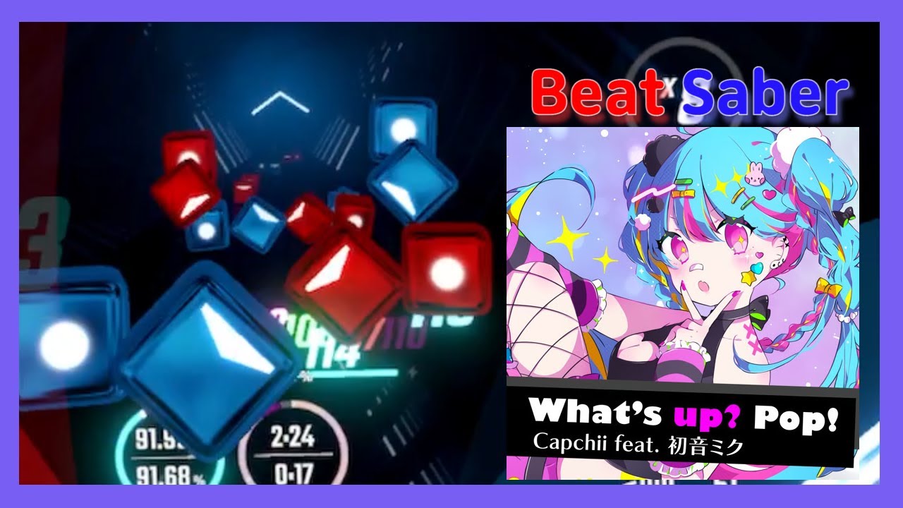 [Beat Saber] Master Lv.40 | What's up? Pop! - YouTube