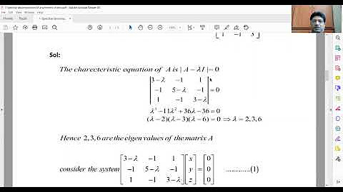 Unit-3-Matrix Decomposition and Pseudo Inverse of a Matrix - YouTube