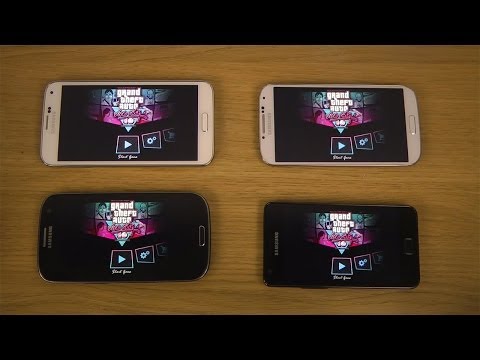 GTA Vice City Samsung Galaxy S5 vs. Galaxy S4 vs. Galaxy S3 vs. Galaxy S2 Gameplay Comparison